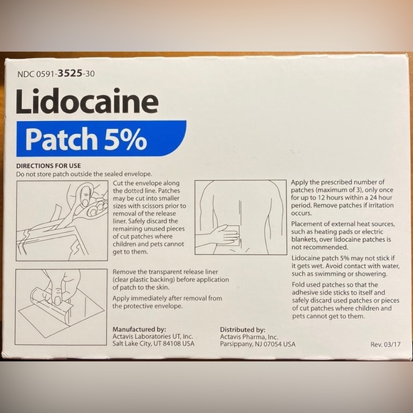 Other | 5 Lidocaine Pain Patches Box Of 3 Muscle Pain Releif | Poshmark